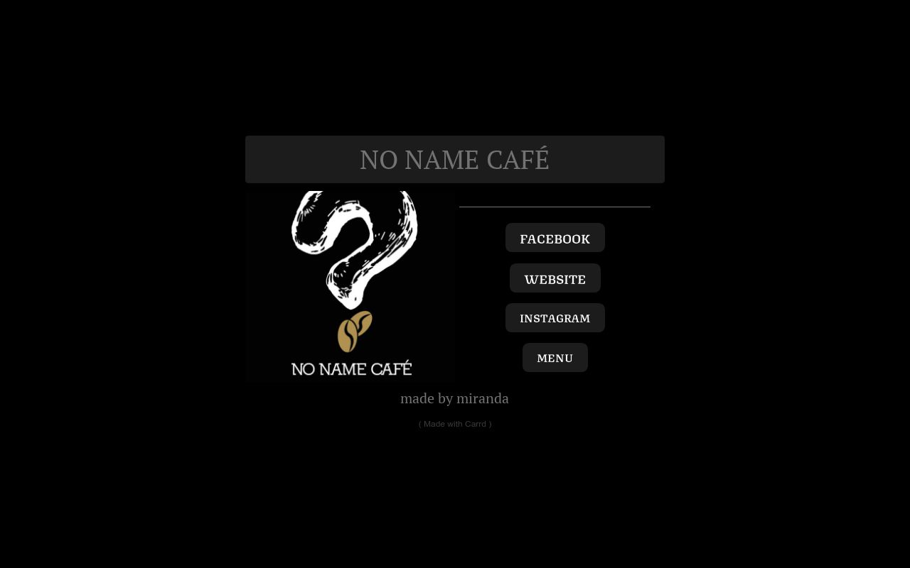 NO NAME CAFÉ